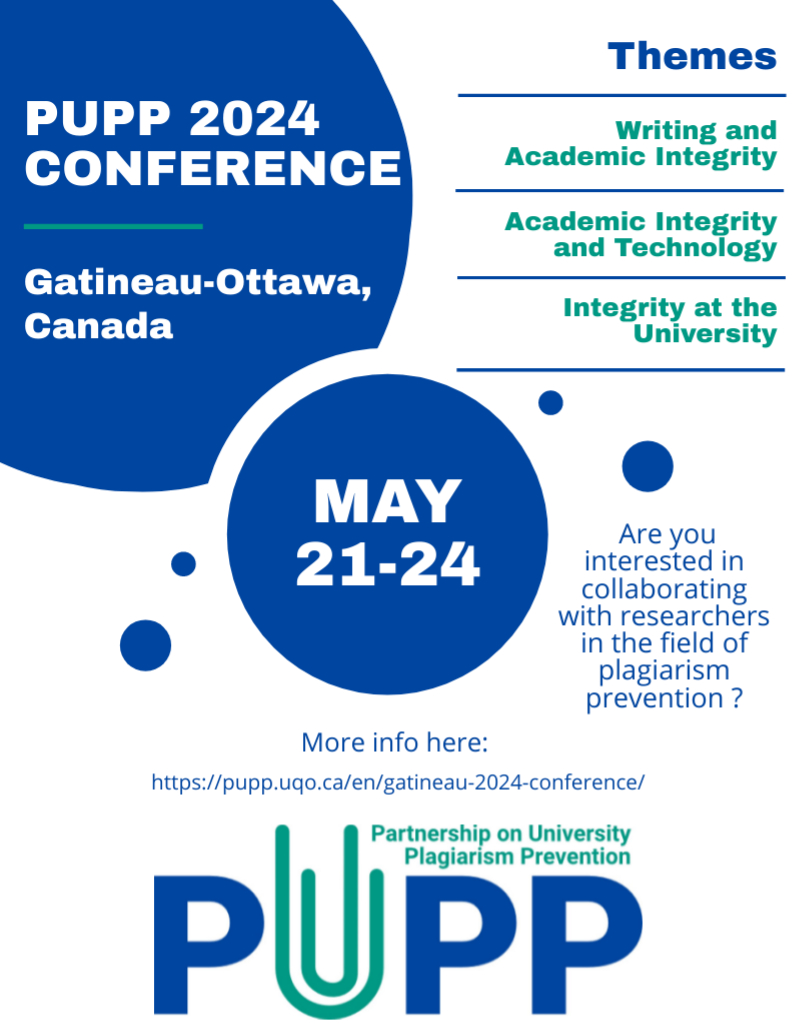 Gatineau-Ottawa May 21-24 2024 – Conference – PUPP